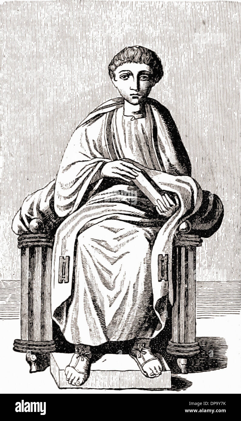 Engraving portrait of virgil british engraving xix th century hi-res ...