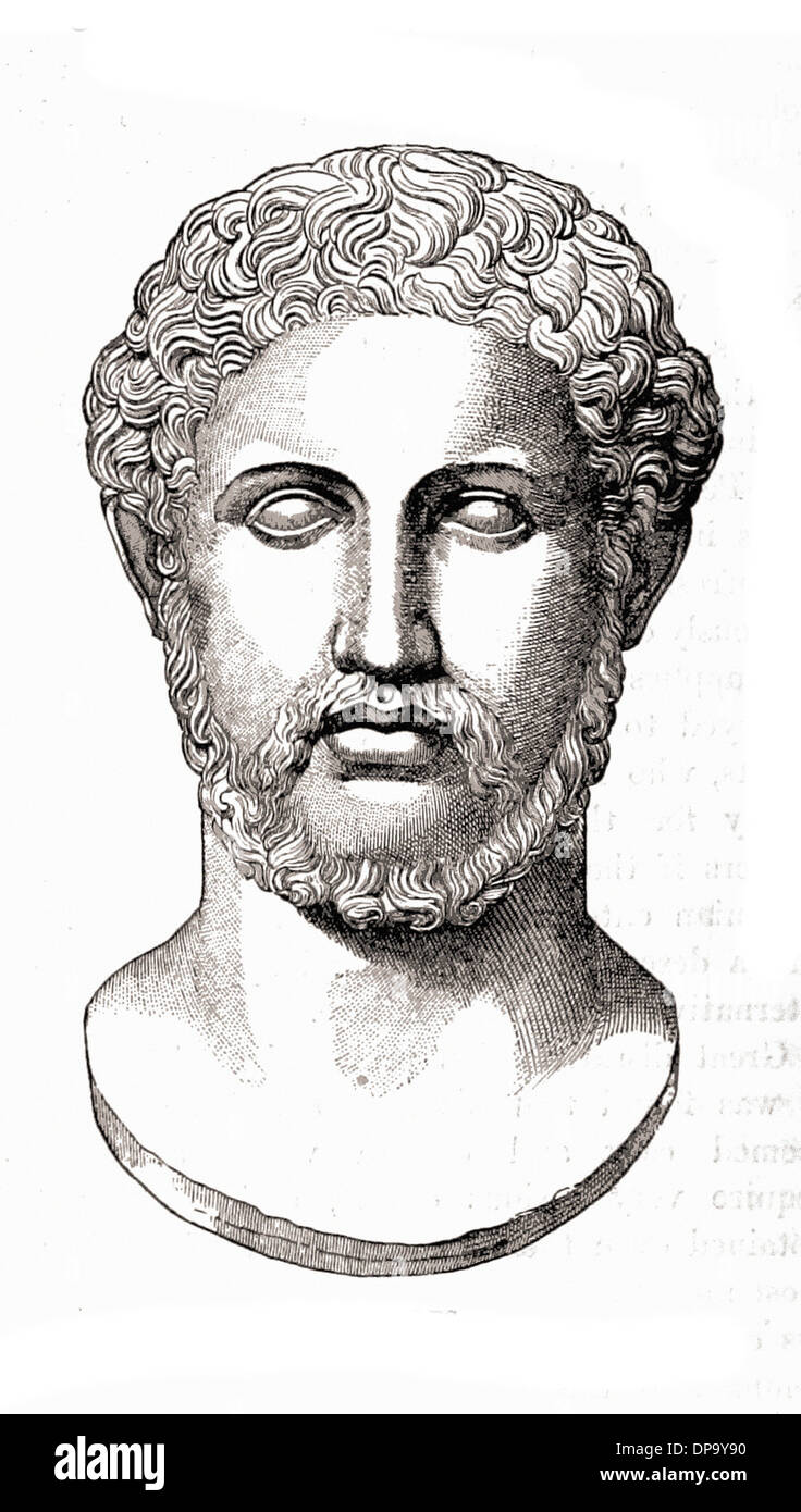 Portrait of ALCIBIADES - British engraving XIX th Century Stock Photo ...