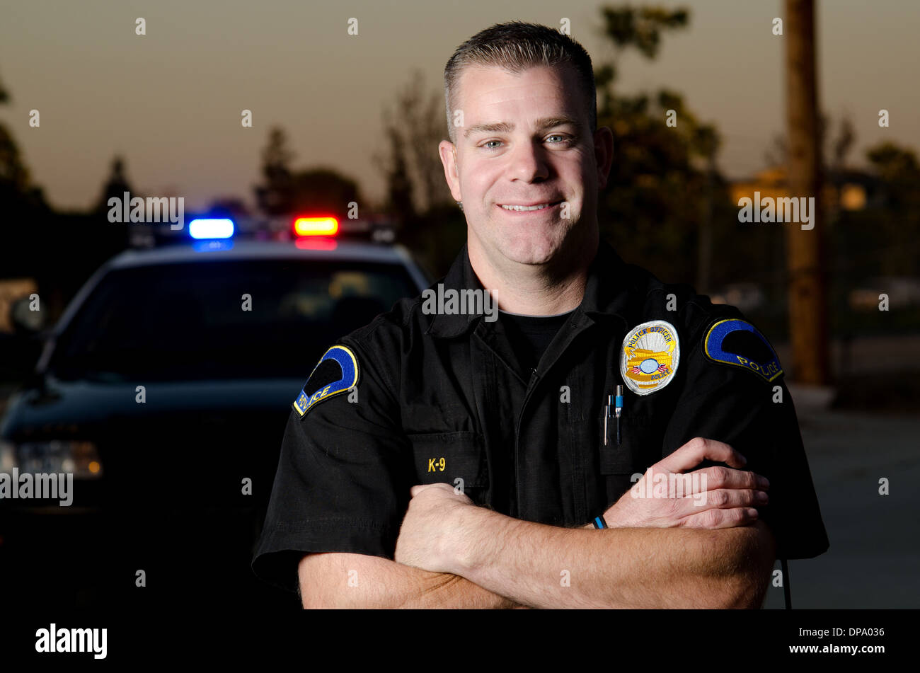 Police Officer Smiling High Resolution Stock Photography and Images - Alamy