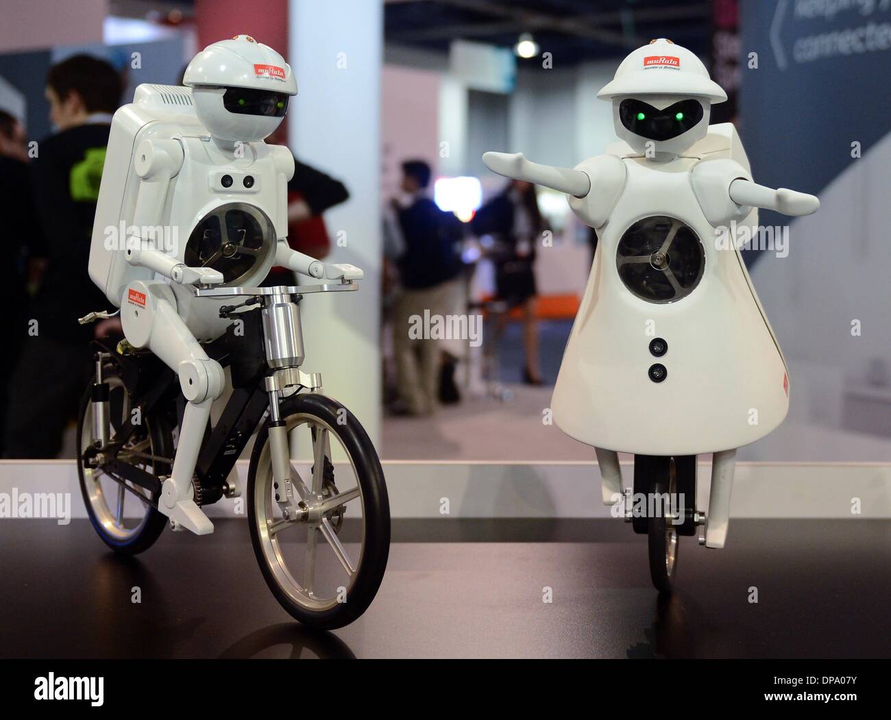 Las Vegas, USA. 09th Jan, 2014. Robots show the sensors system of ...