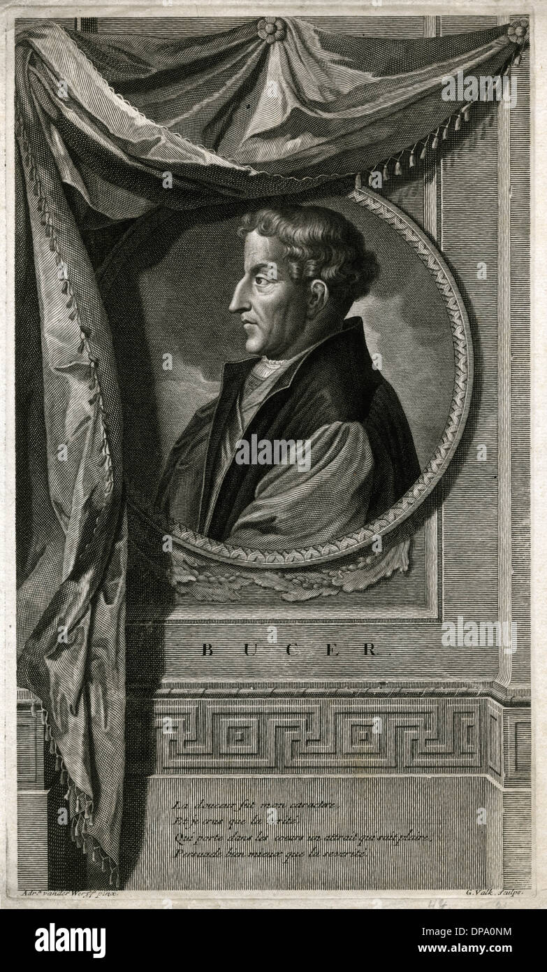 Martin bucer protestant reformer from alsace hi-res stock photography ...