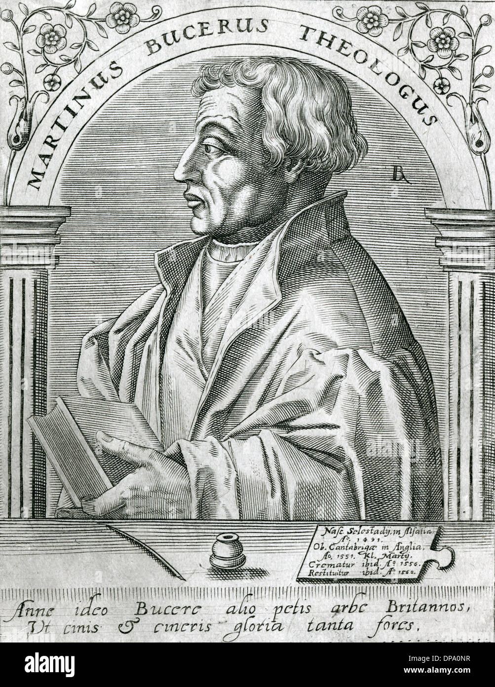 Martin bucer protestant reformer from alsace hi-res stock photography ...