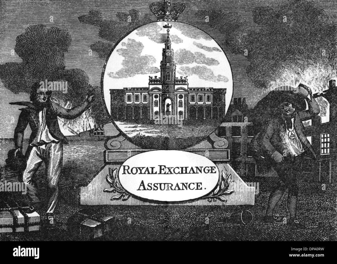 Royal exchange assurance Black and White Stock Photos & Images - Alamy