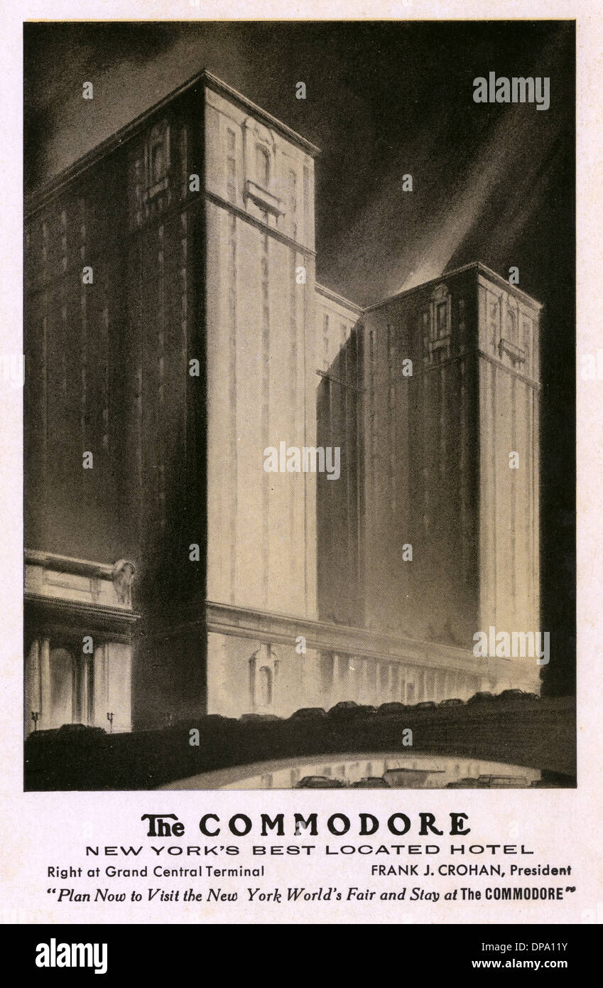 Commodore Hotel, New York, USA Stock Photo - Alamy