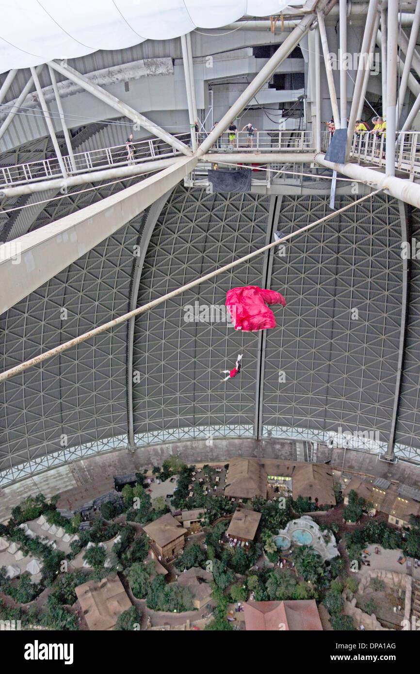 A view from the 107 meters high platform in the hangar of Tropical ...