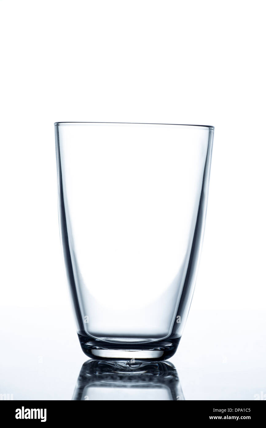 dry, empty and clean water glass Stock Photo - Alamy