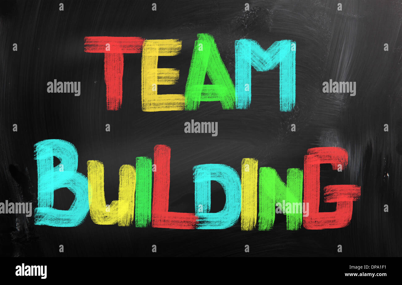 Team building chalk drawing hi-res stock photography and images - Alamy