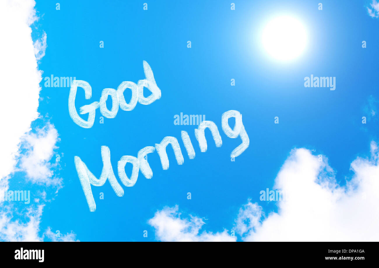 Good Morning Concept Stock Photo - Alamy