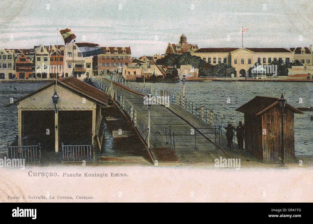 Curacao - Queen Emma Bridge Stock Photo - Alamy