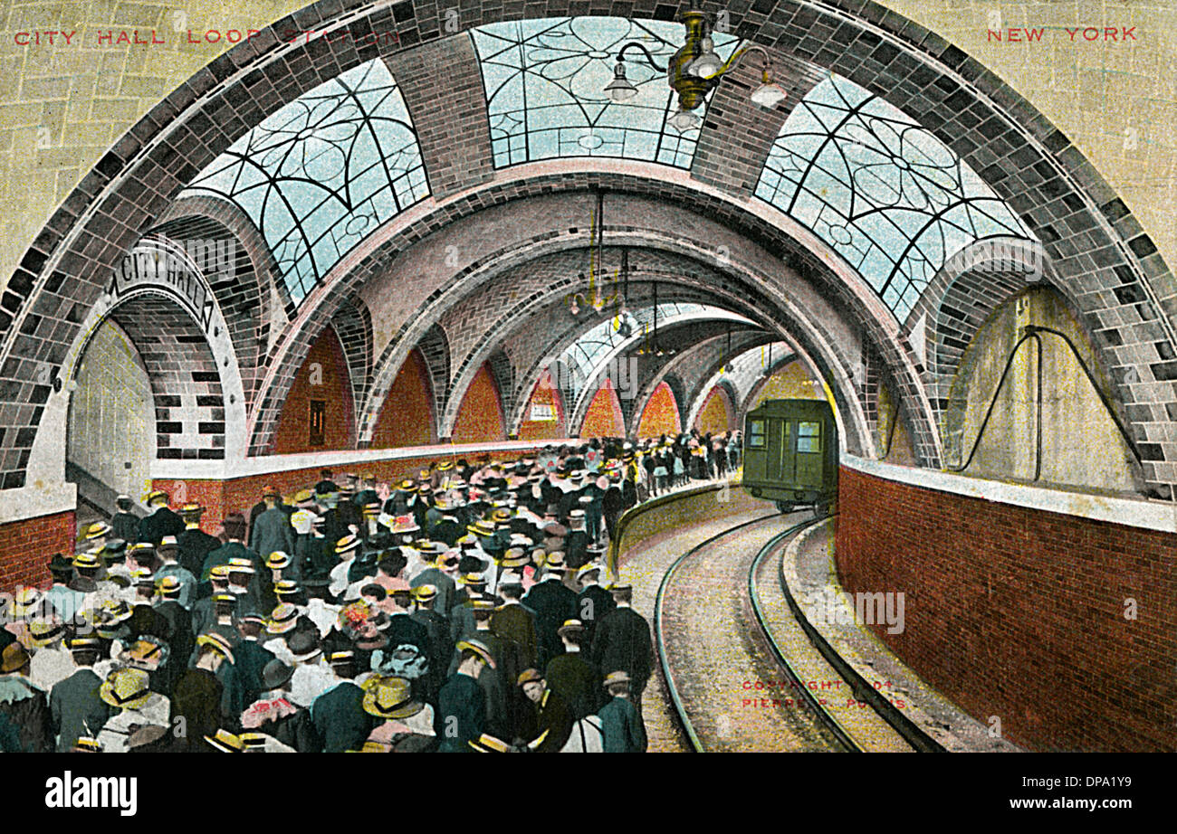 City Hall Loop Station, New York, USA Stock Photo: 65374605 - Alamy