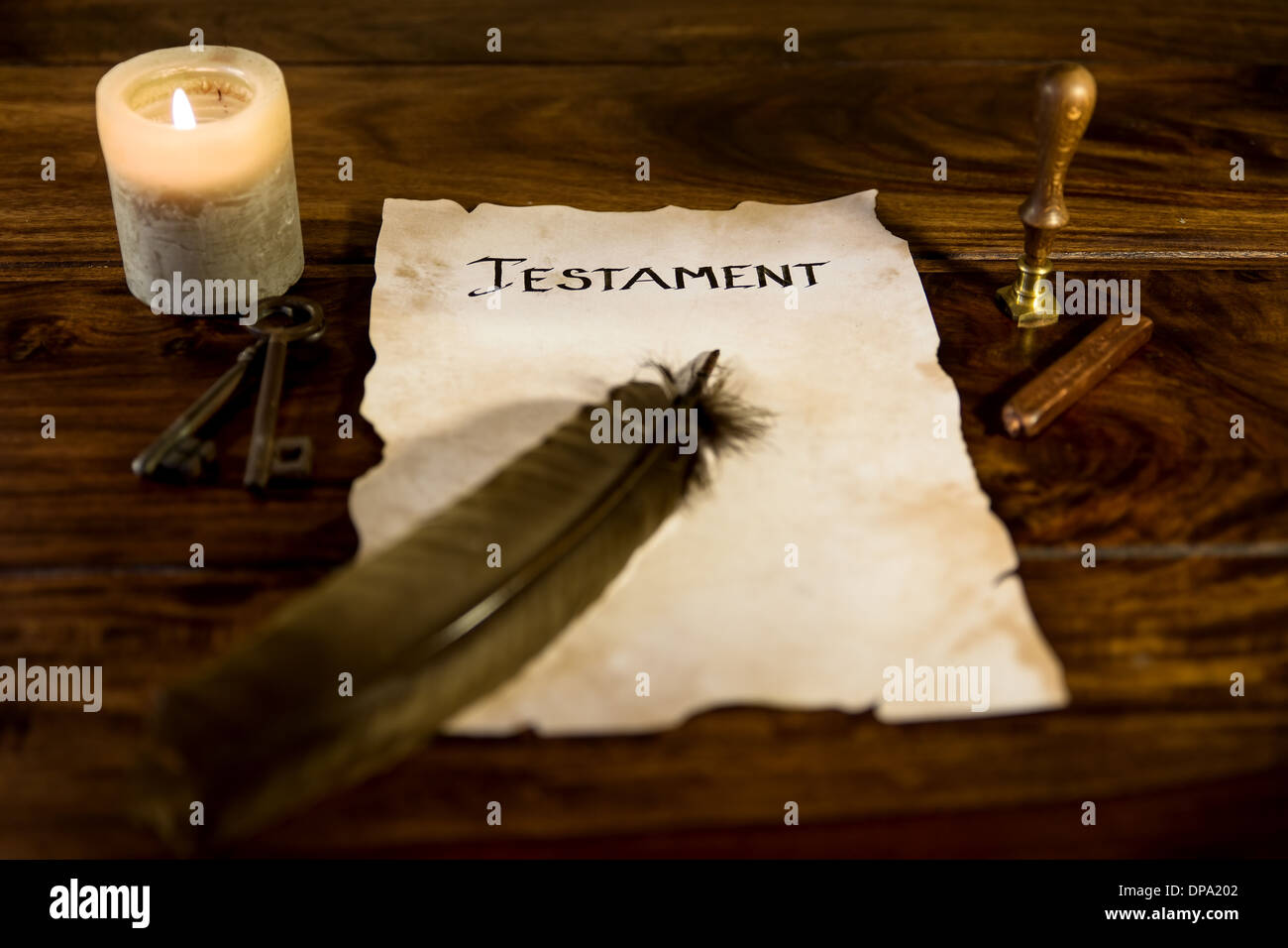 Last will and testament vintage hi-res stock photography and images - Alamy