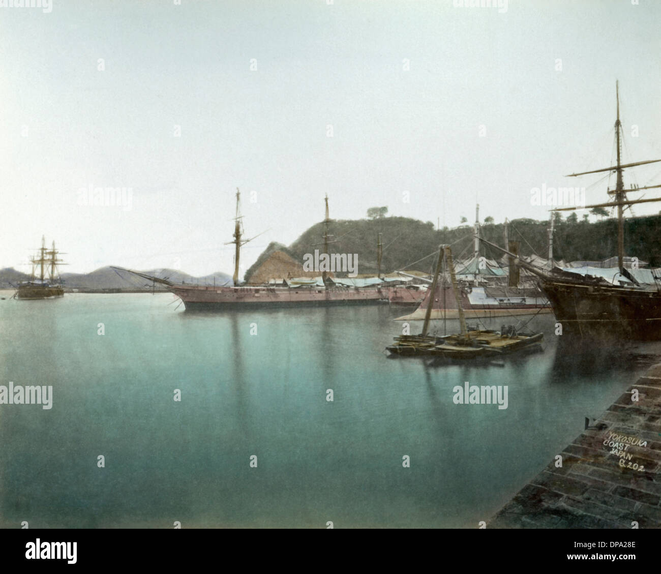 Ships at Yokosuka, Japan Stock Photo - Alamy