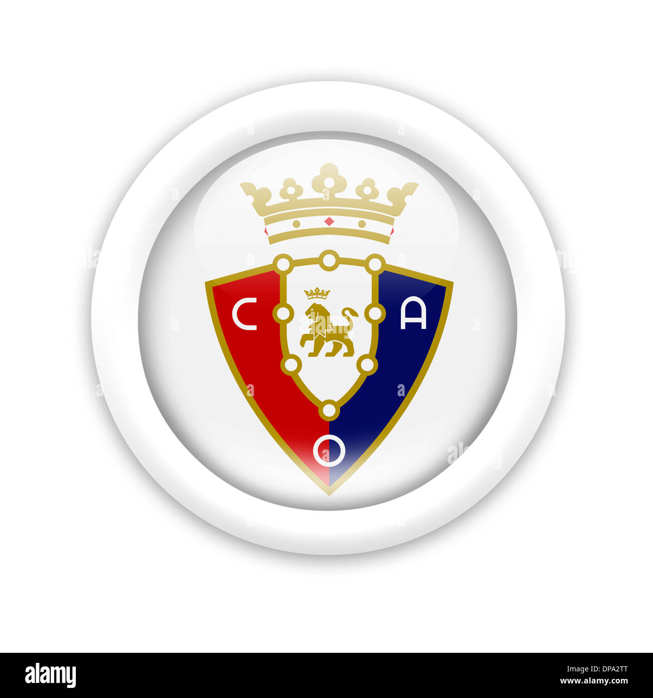 CA Osasuna flag logo icon symbol emblem Stock Photo - Alamy