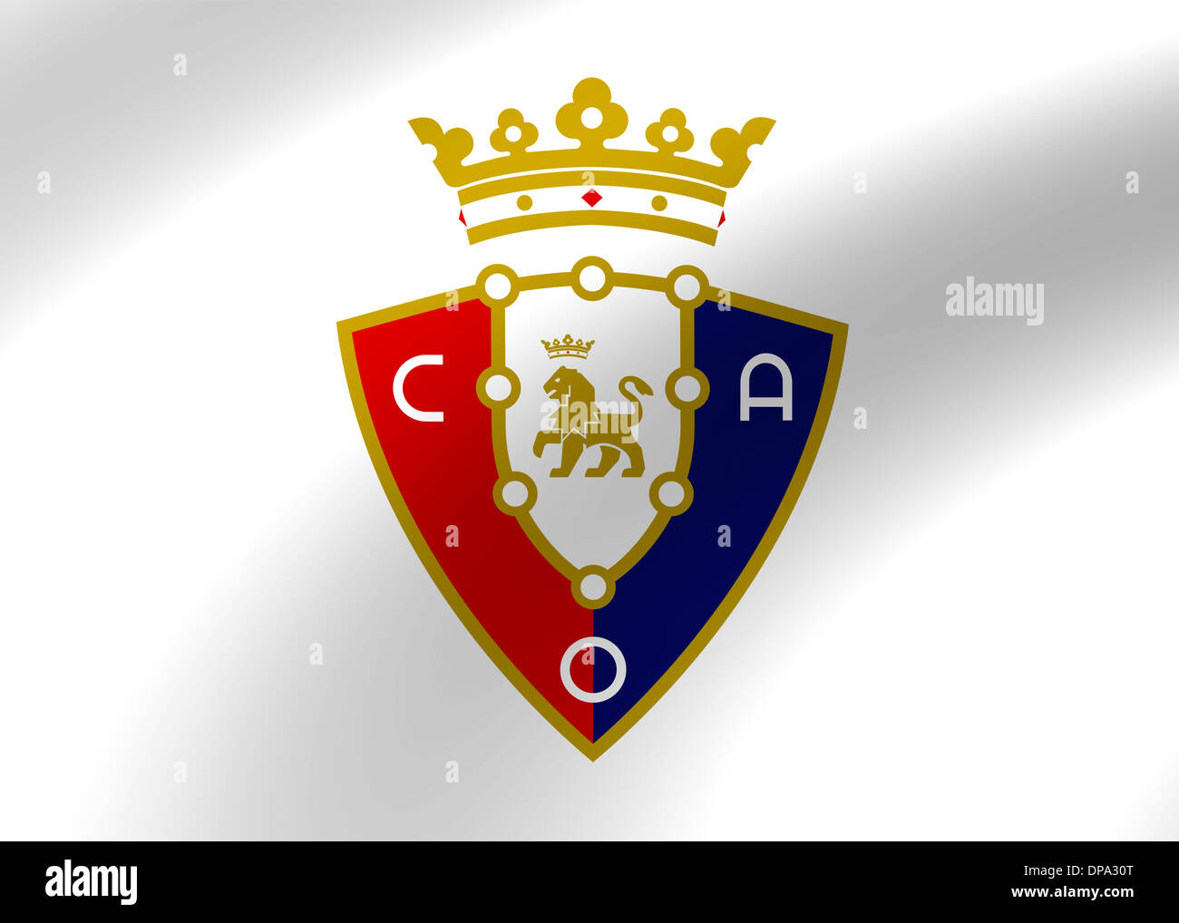 CA Osasuna flag logo icon symbol emblem Stock Photo - Alamy