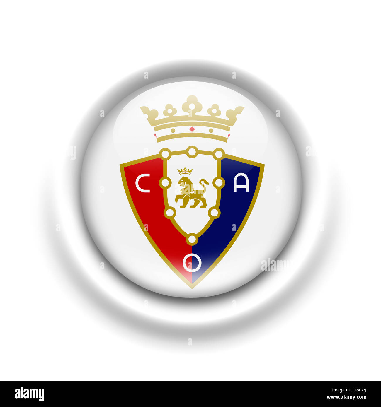 CA Osasuna flag logo icon symbol emblem Stock Photo - Alamy