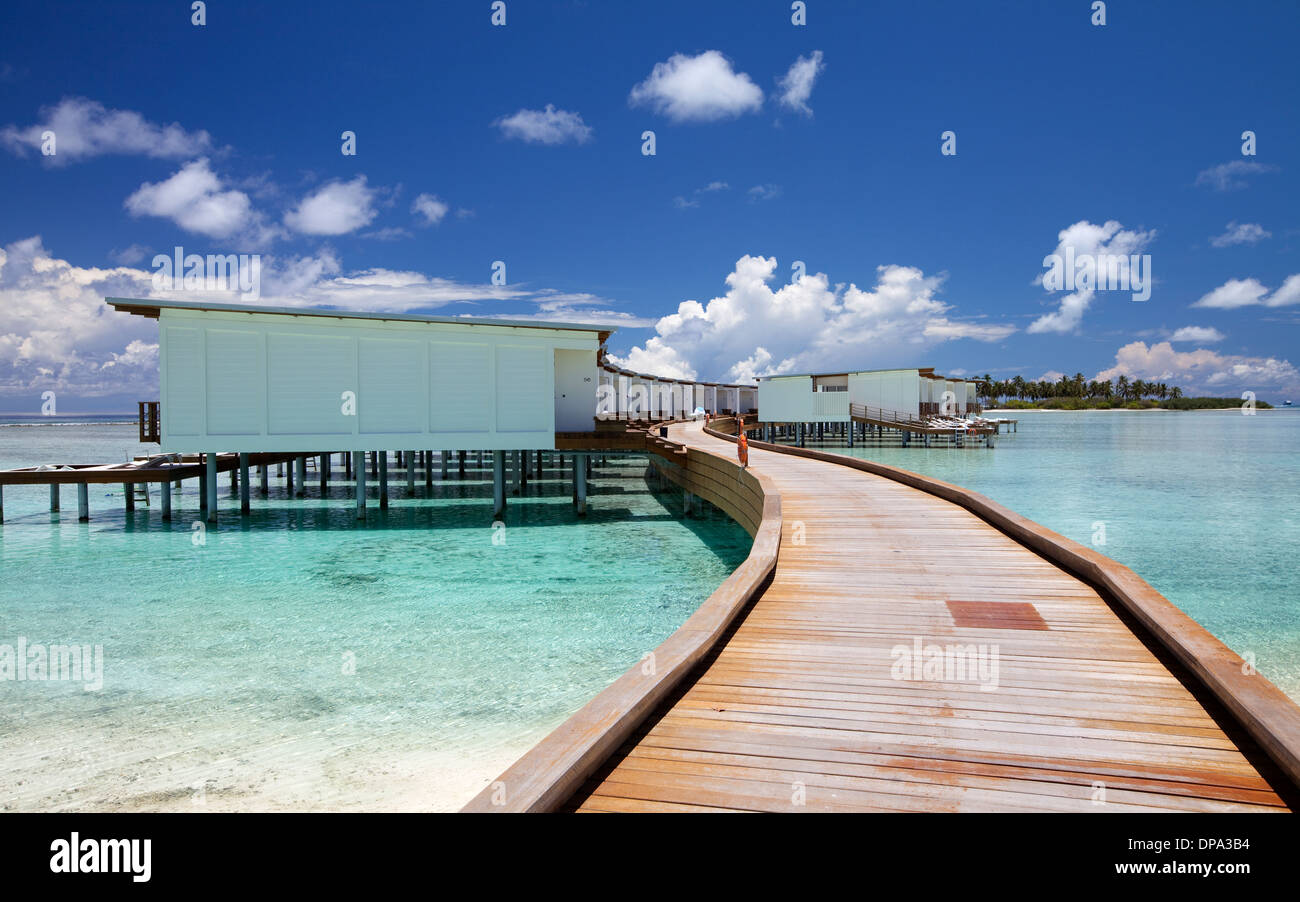 The beautiful Kandooma Island in South Male Atoll, The Maldives Stock ...