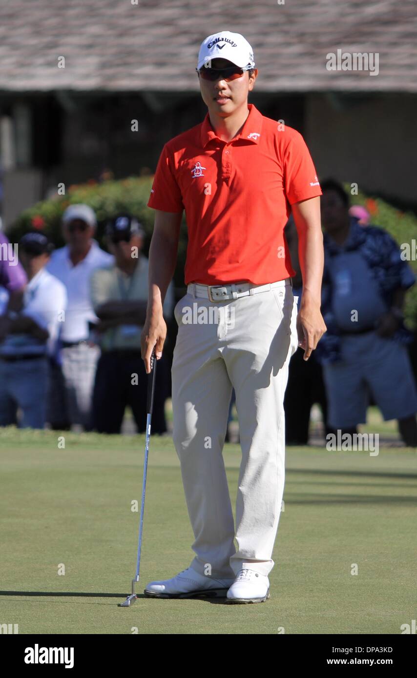 Honolulu, Hawaii, USA. 9th January 2014. Sang-Moon Bae during the first ...