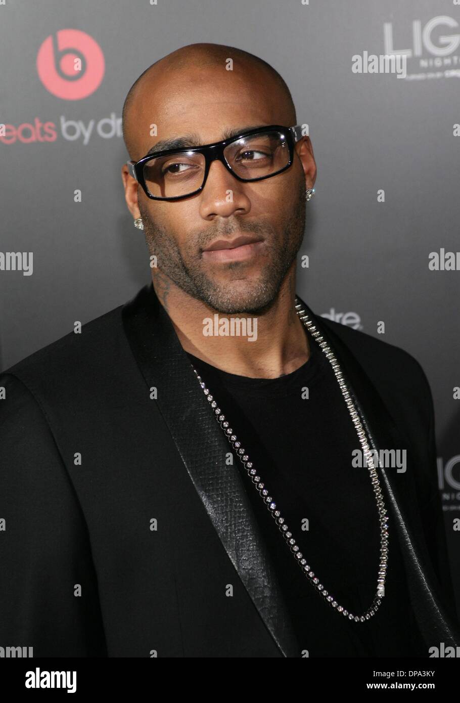 Las Vegas, NV, USA. 9th Jan, 2014. DeAngelo Hall at arrivals for Beats ...