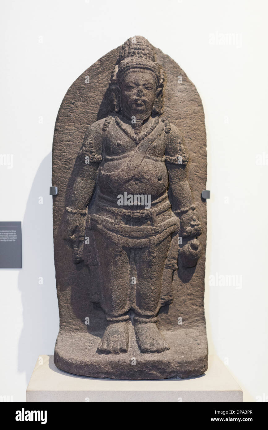 Standing relief figure of Agastya Stock Photo - Alamy
