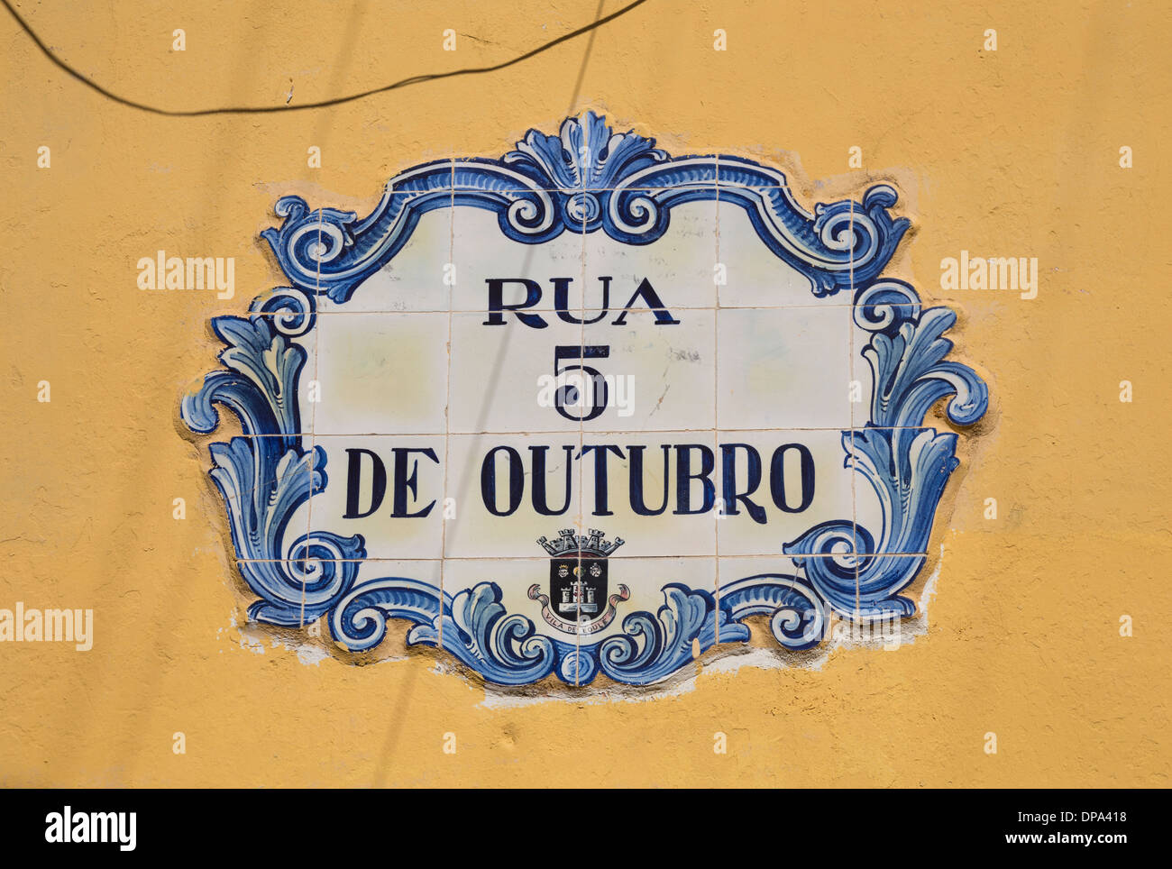 Traditional portuguese street scene in hi-res stock photography and ...