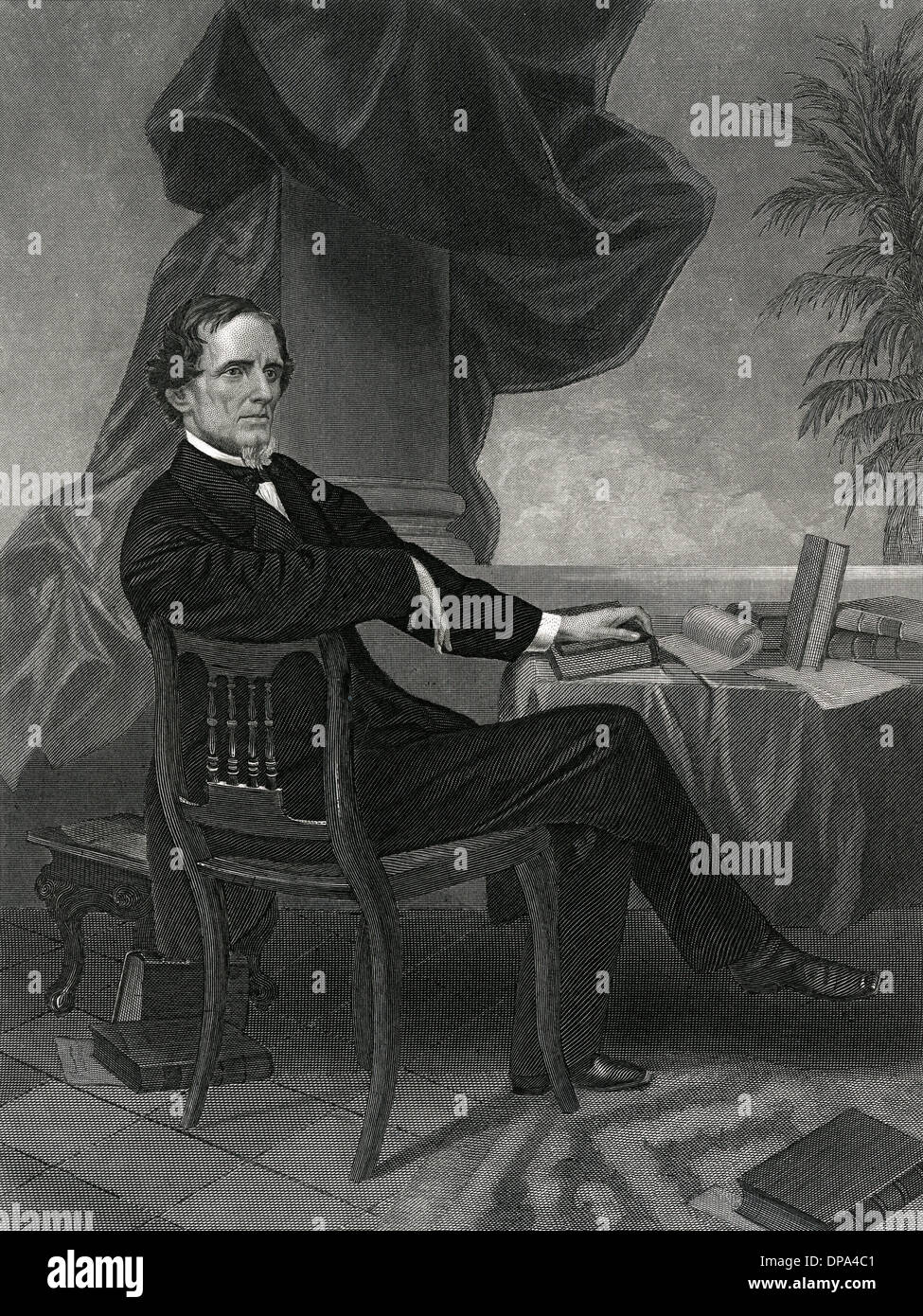 Jefferson davis president of the confederacy hi-res stock photography ...