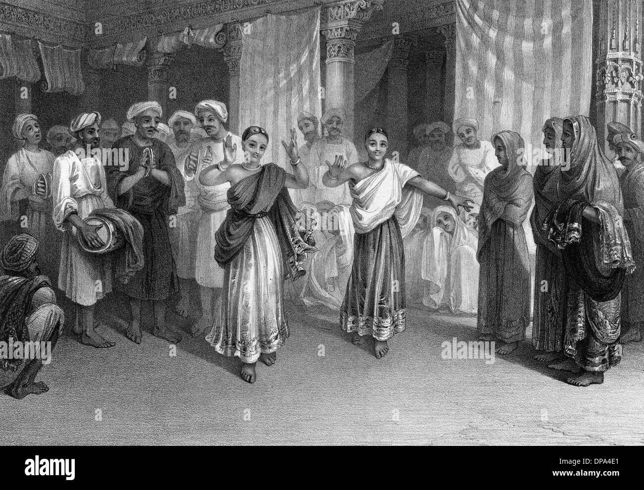 Nautch dance hi-res stock photography and images - Alamy