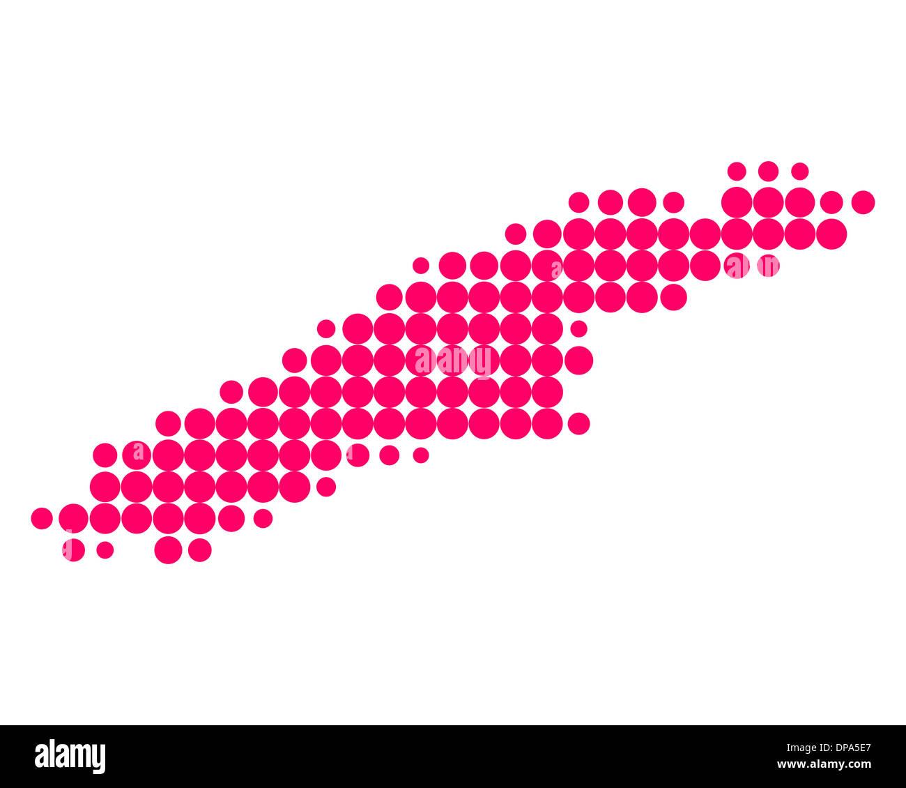 Map of Hydra Stock Photo - Alamy