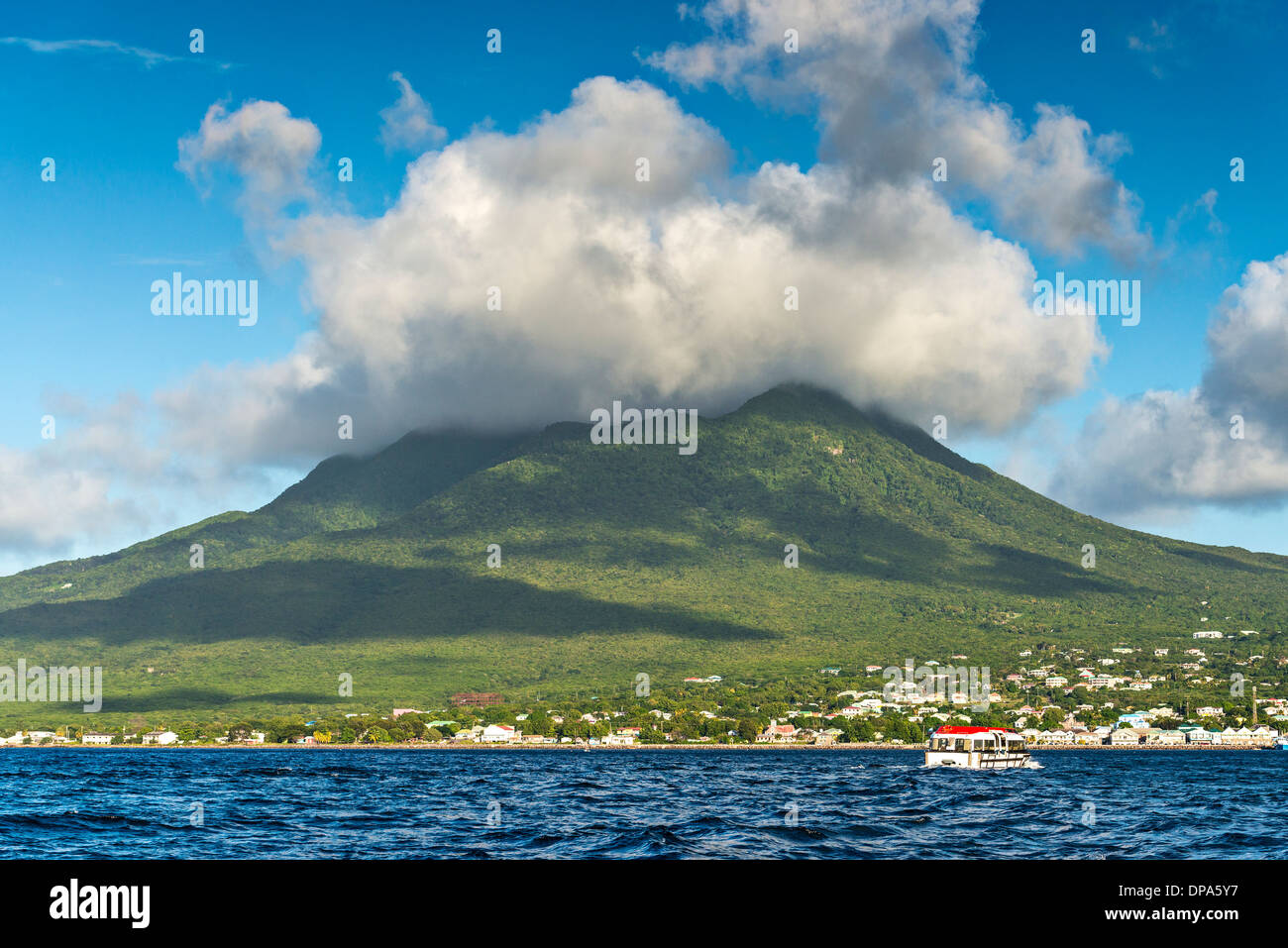 Nevis peak volcano hi-res stock photography and images - Alamy