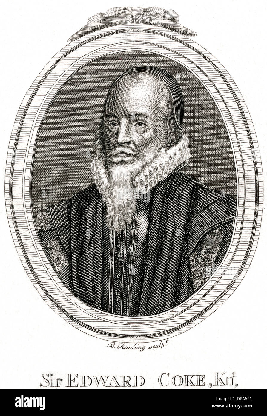 Edward coke hi-res stock photography and images - Alamy