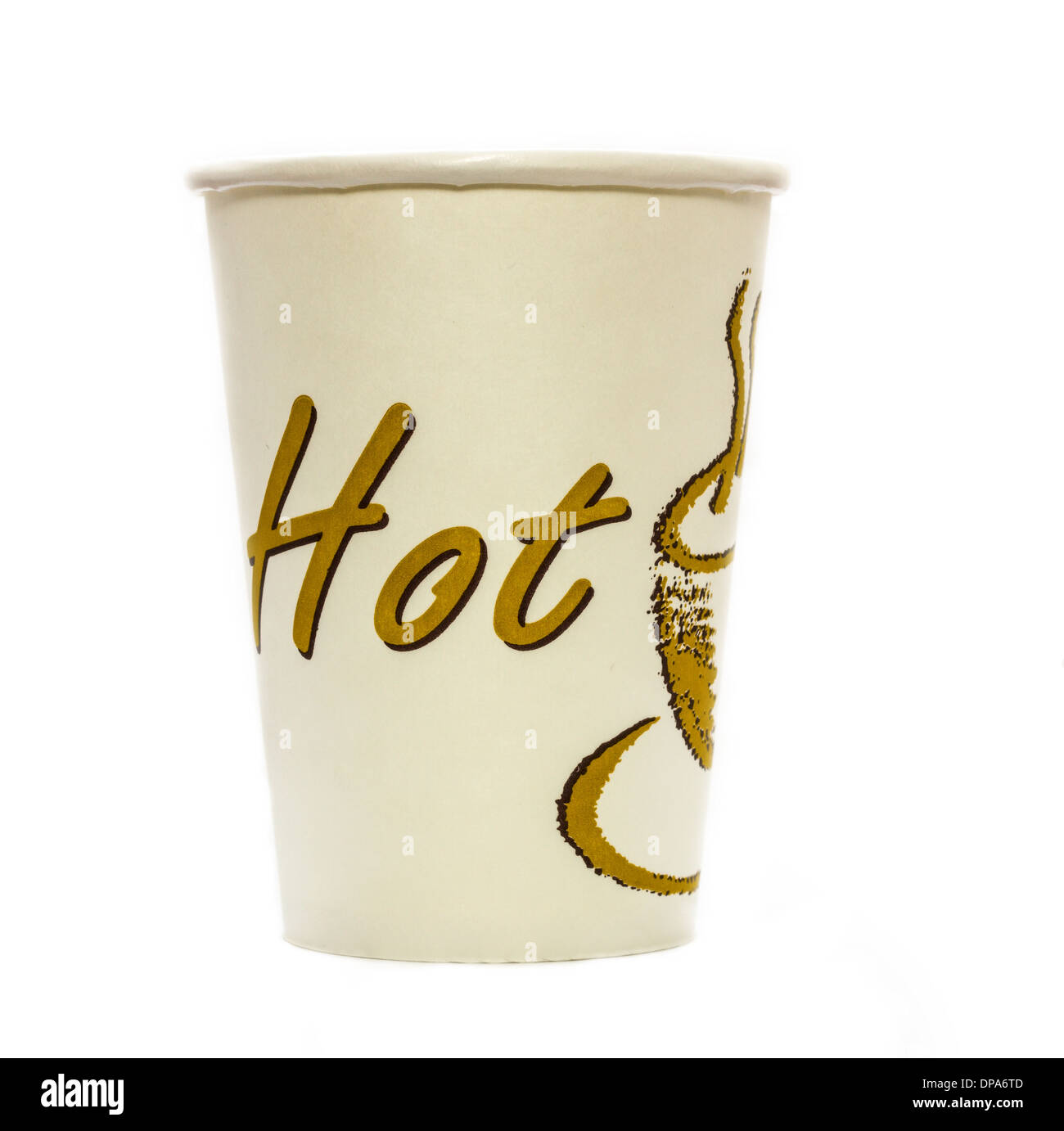 Beautiful cardboard disposable cup for coffee and other Stock Photo - Alamy