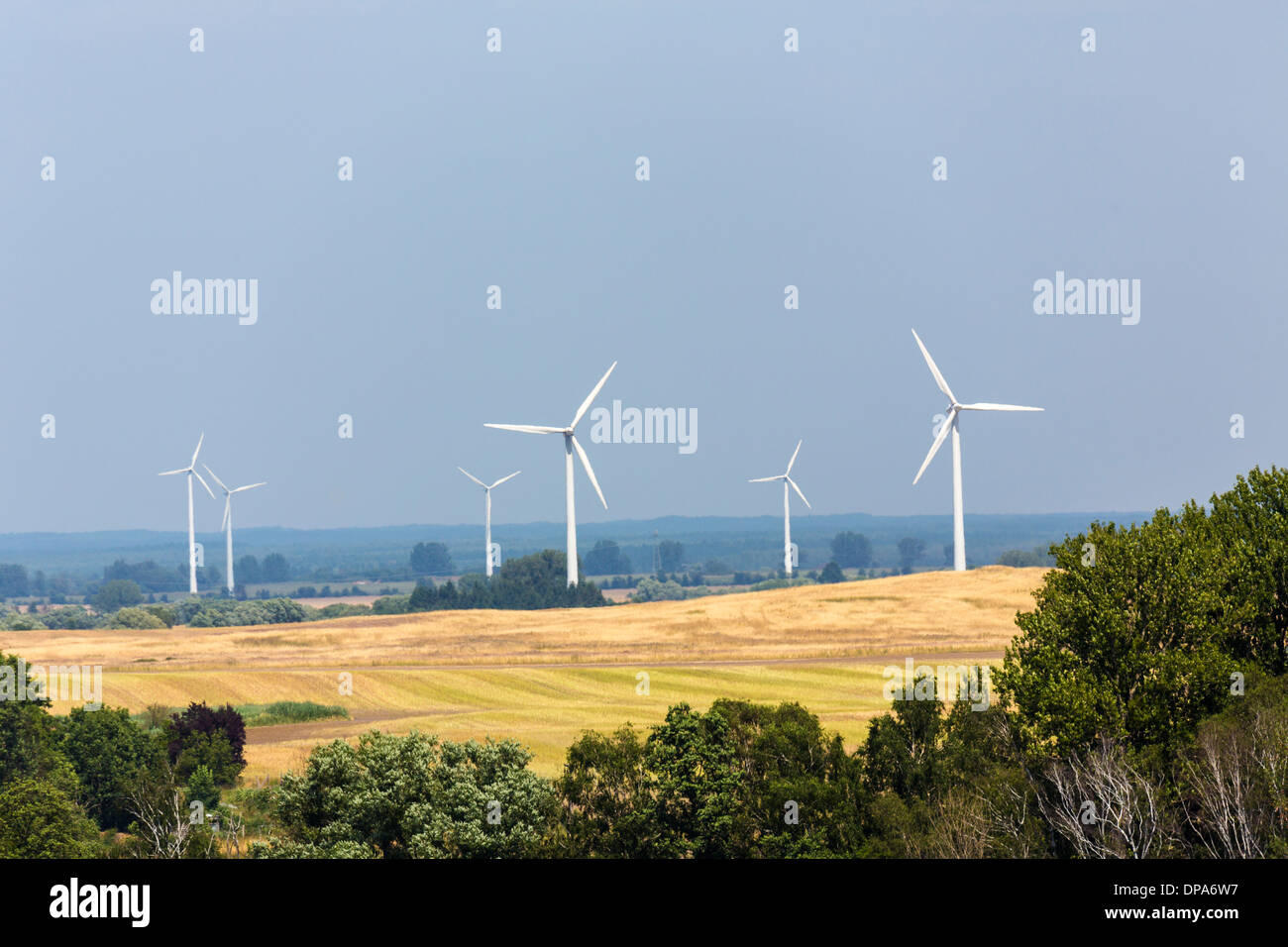 Wind turbines forest hi-res stock photography and images - Alamy