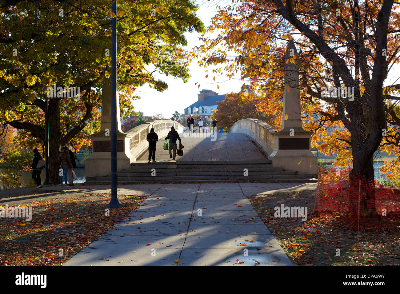 Harvard university campus view hi-res stock photography and images - Alamy