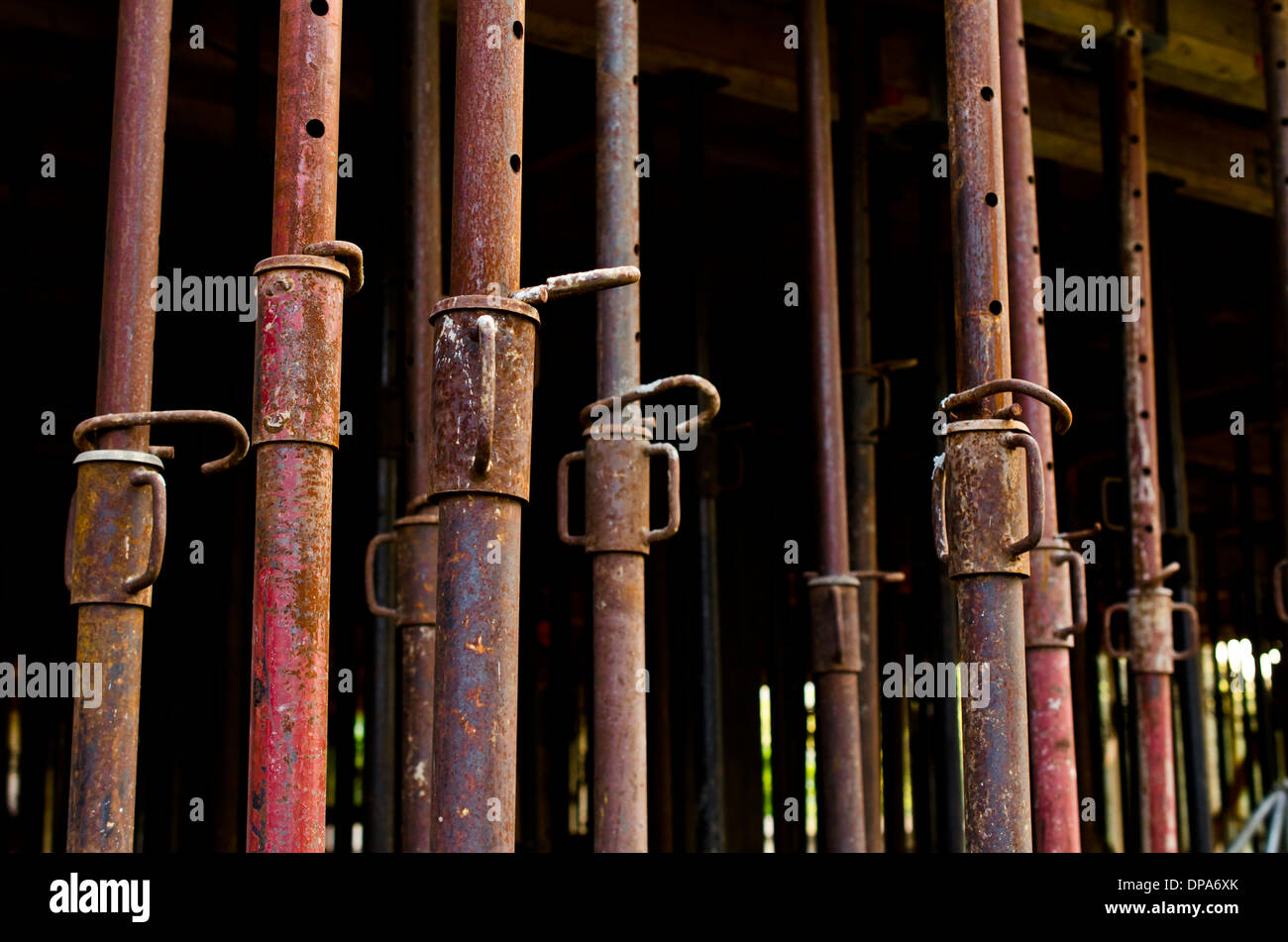 Metal reinforcing structure in a concrete building Stock Photo - Alamy