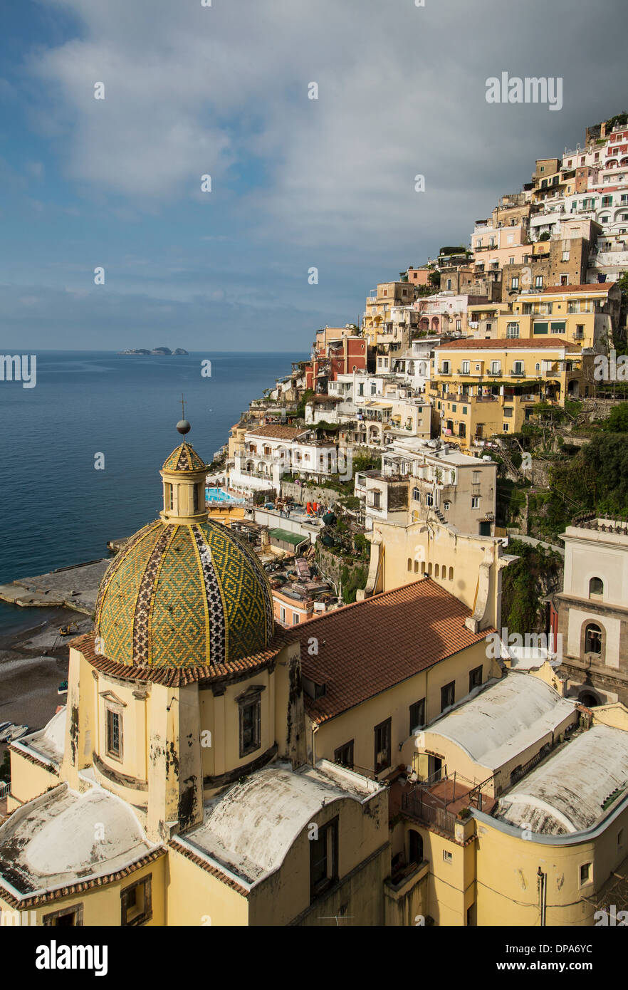 Positano church hi-res stock photography and images - Alamy