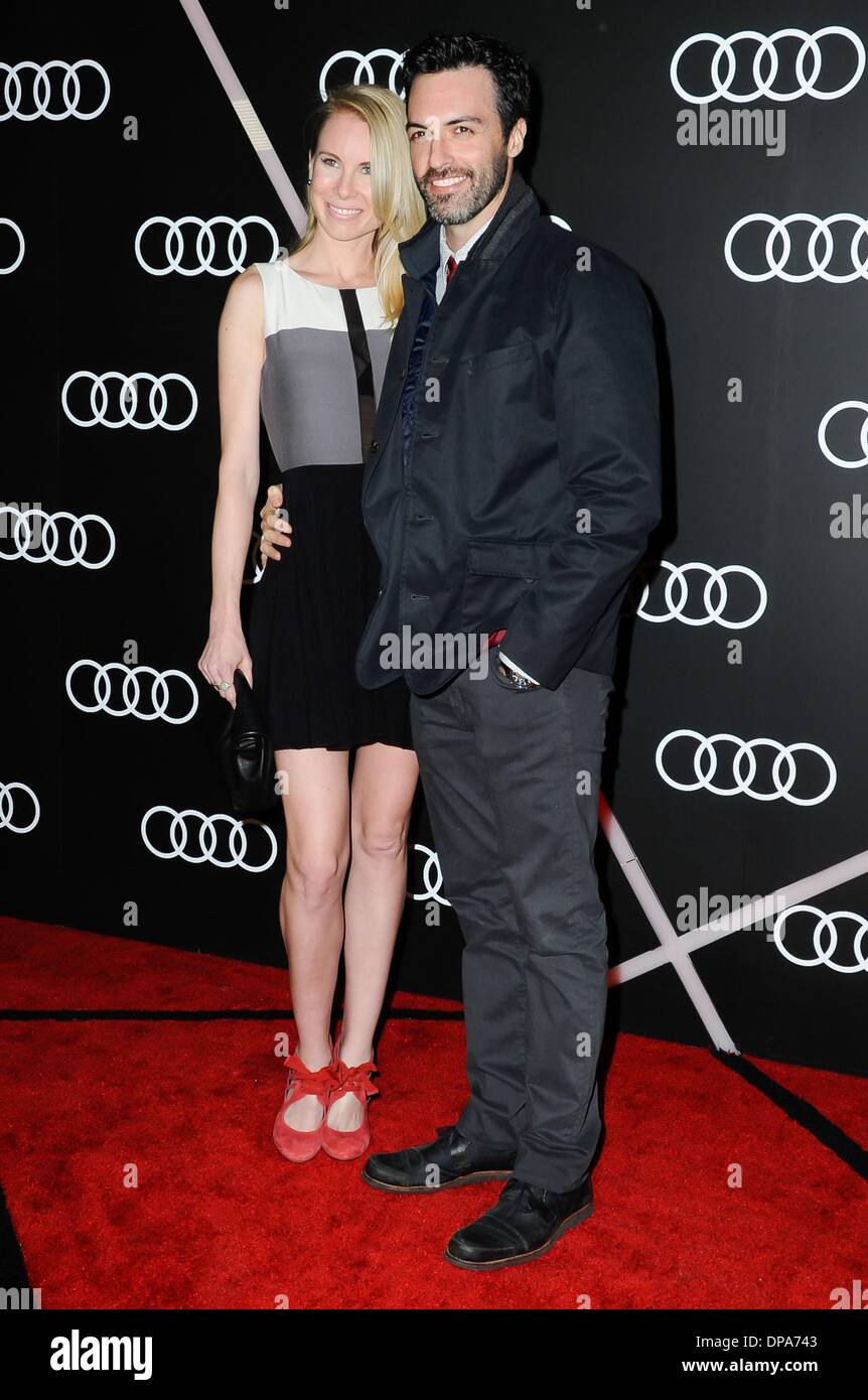 Los Angeles, CA, USA. 9th Jan, 2014. Elspeth Keller, Reid Scott at ...