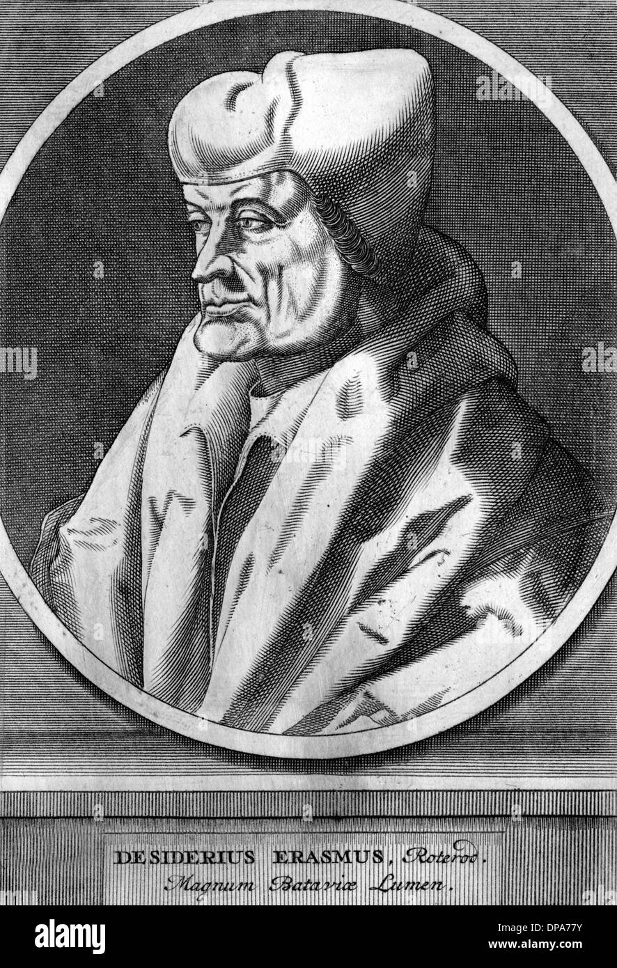 Humanist erasmus Black and White Stock Photos & Images - Alamy