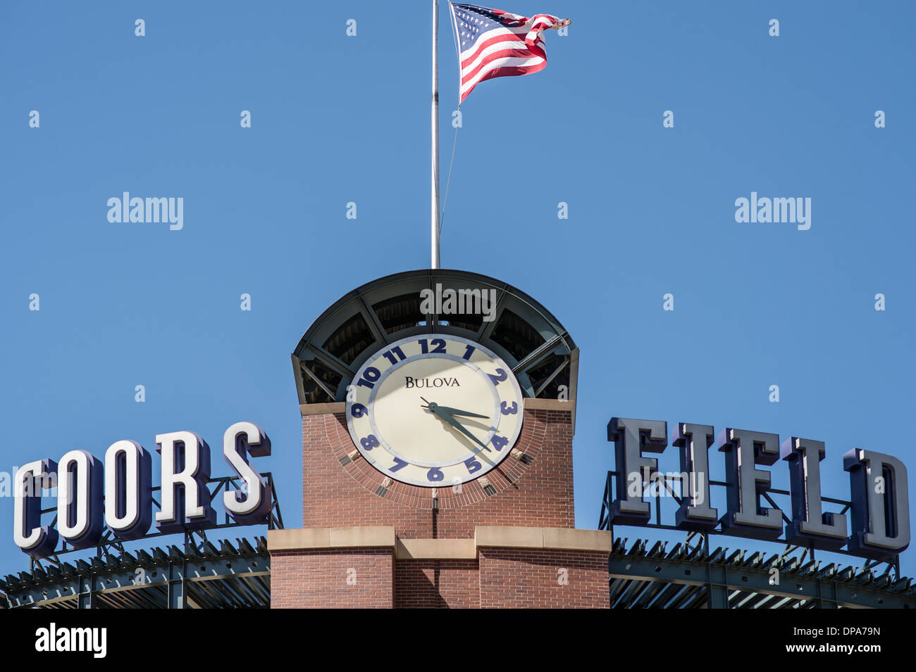 Colorado Rockies Baseball Coors Field Stock Photo - Alamy
