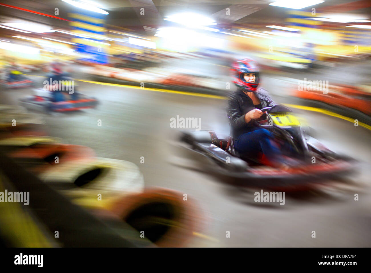 Driving go cart hi-res stock photography and images - Alamy