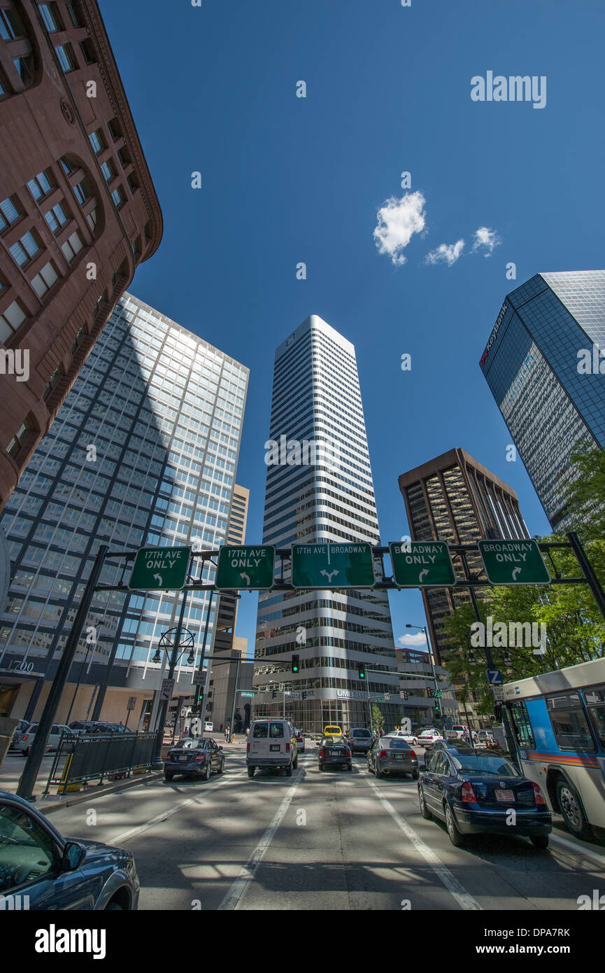 Buildings in downtown Denver, Colorado Stock Photo - Alamy