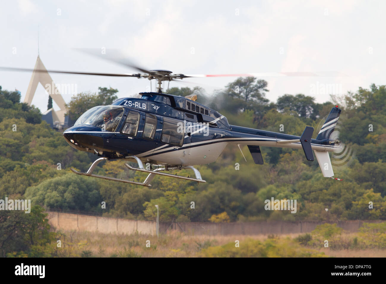 Bell 407 Helicopter Stock Photo - Alamy