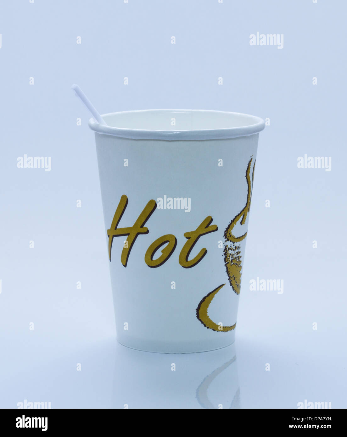 Beautiful cardboard disposable cup for coffee and other Stock Photo - Alamy