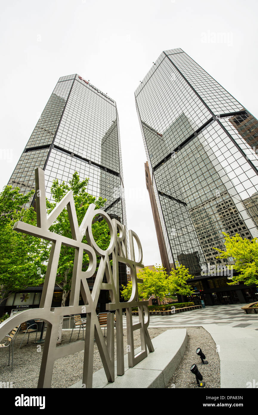 Denver World Trade Center buildings downtown Stock Photo - Alamy