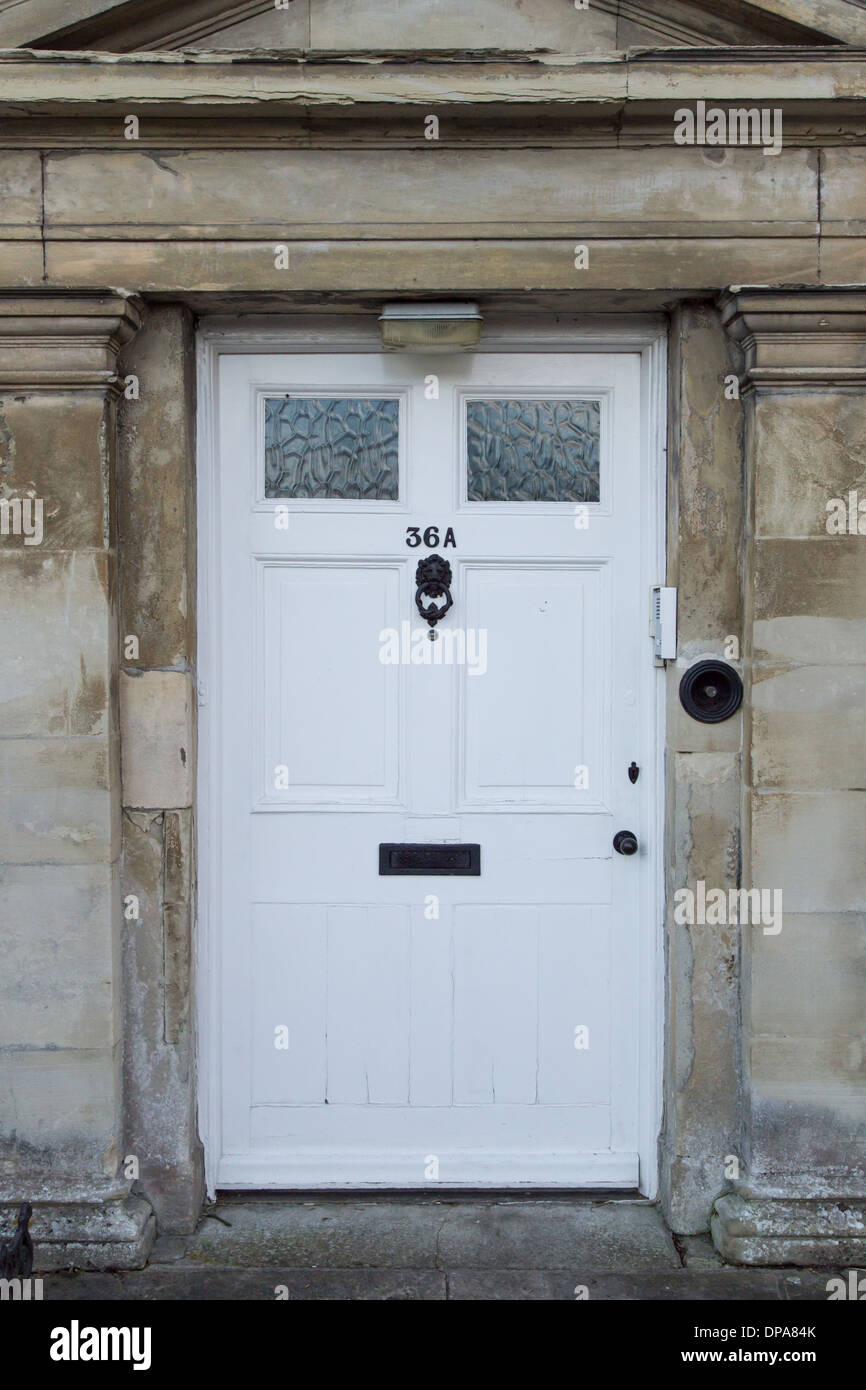 Traditional front door in UK Stock Photo - Alamy