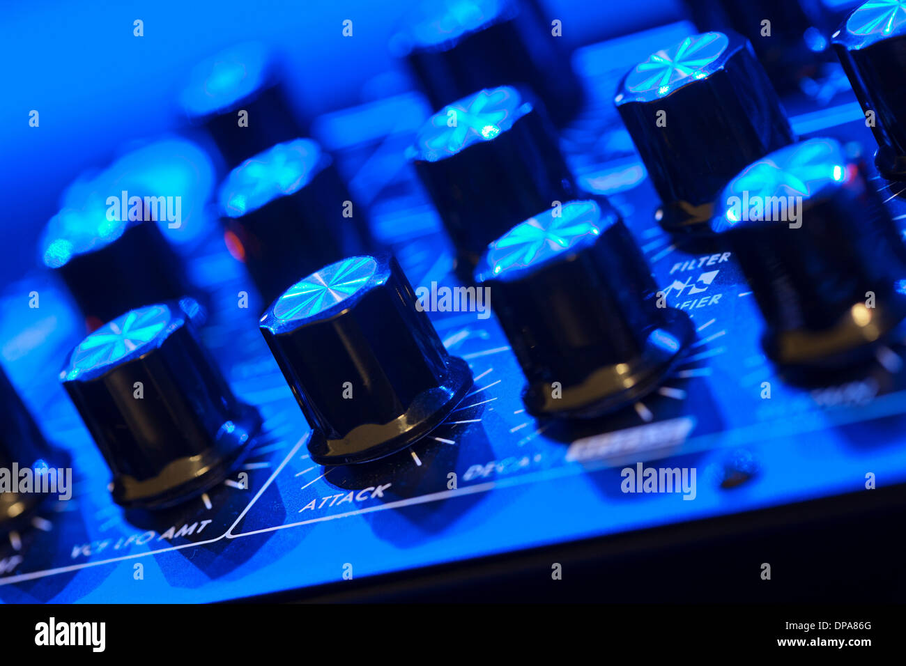 Mixing desk close up hi-res stock photography and images - Alamy