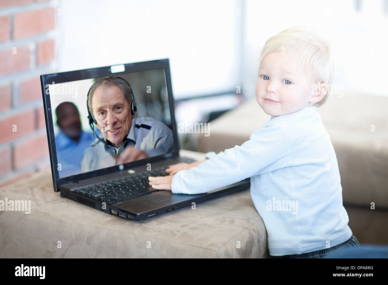 Distracted senior hi-res stock photography and images - Alamy