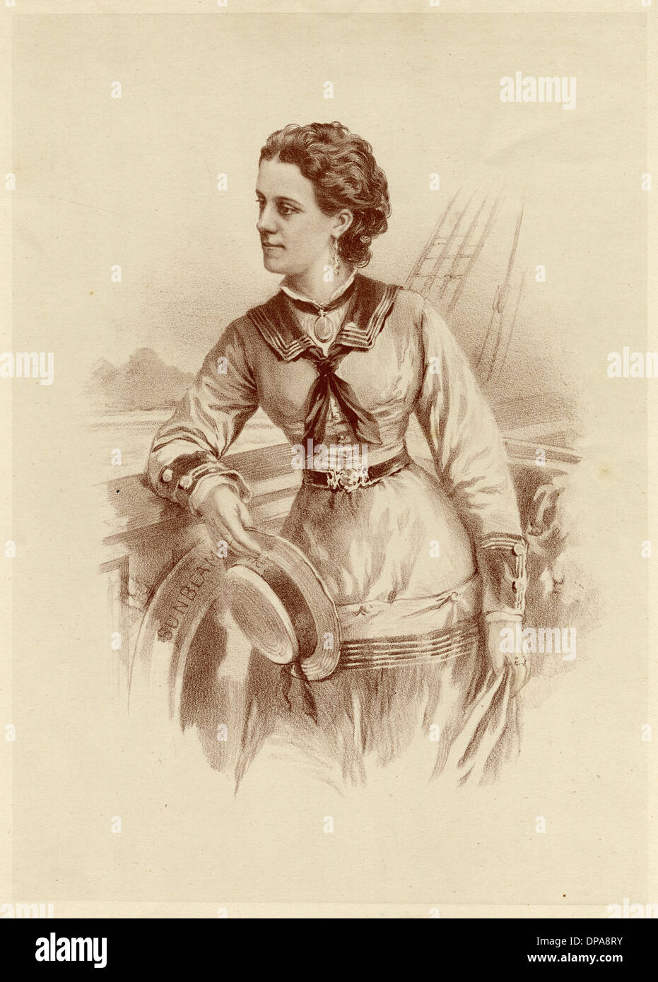 LADY ANNIE BRASSEY/SEPIA Stock Photo - Alamy