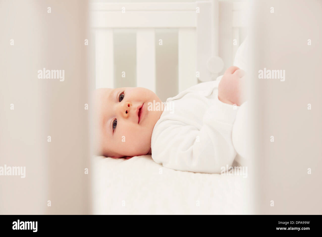 Baby In Crib High Resolution Stock Photography and Images - Alamy