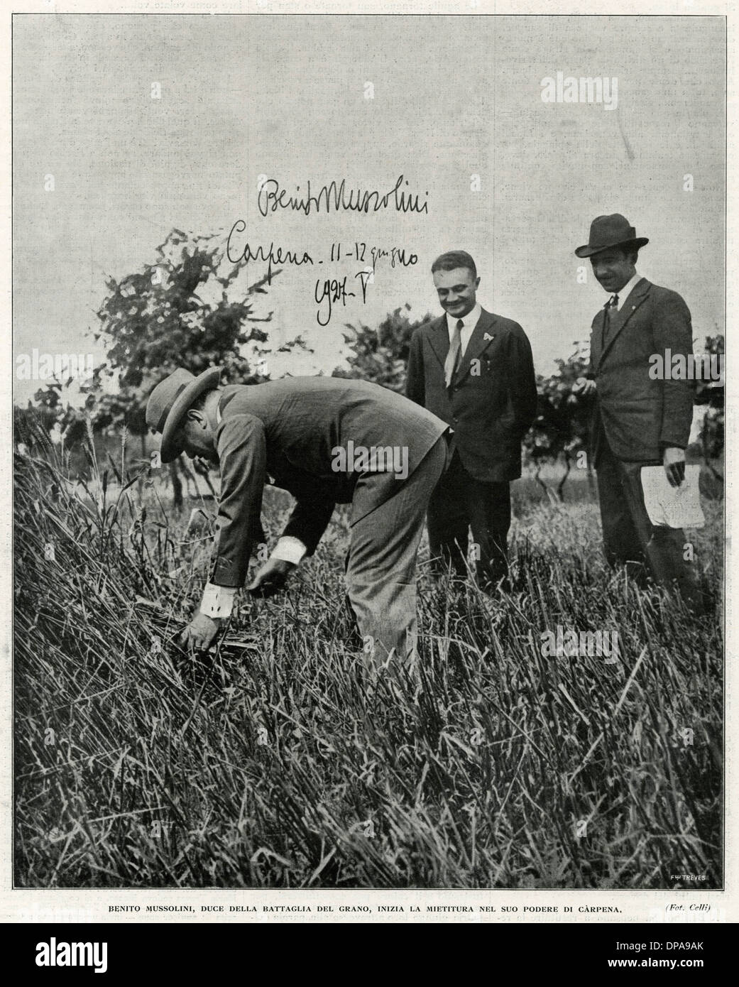 1927 benito mussolini benito mussolini hi-res stock photography and ...
