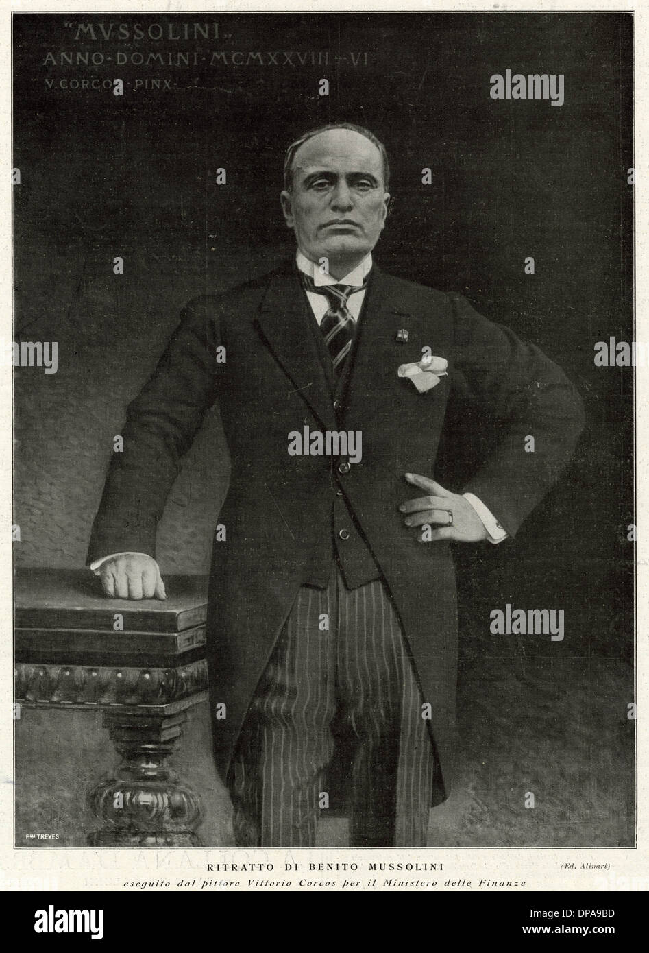 Mussolini smart suit hi-res stock photography and images - Alamy