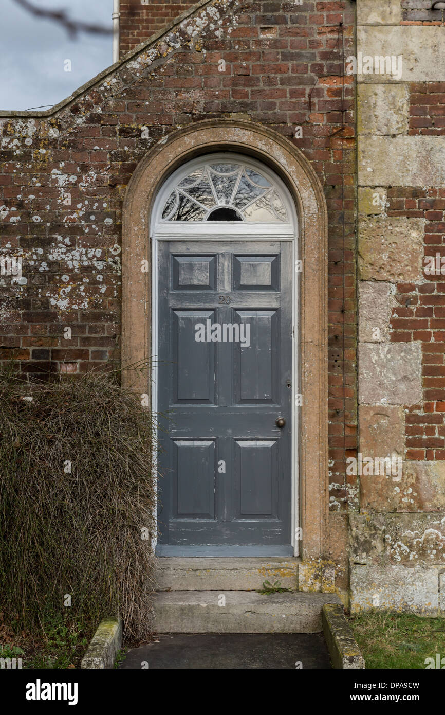 Traditional front door in UK Stock Photo - Alamy